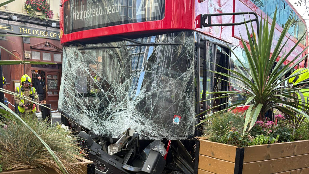 17 injured after 'bus crashes into pedestrians' during rush hour ...