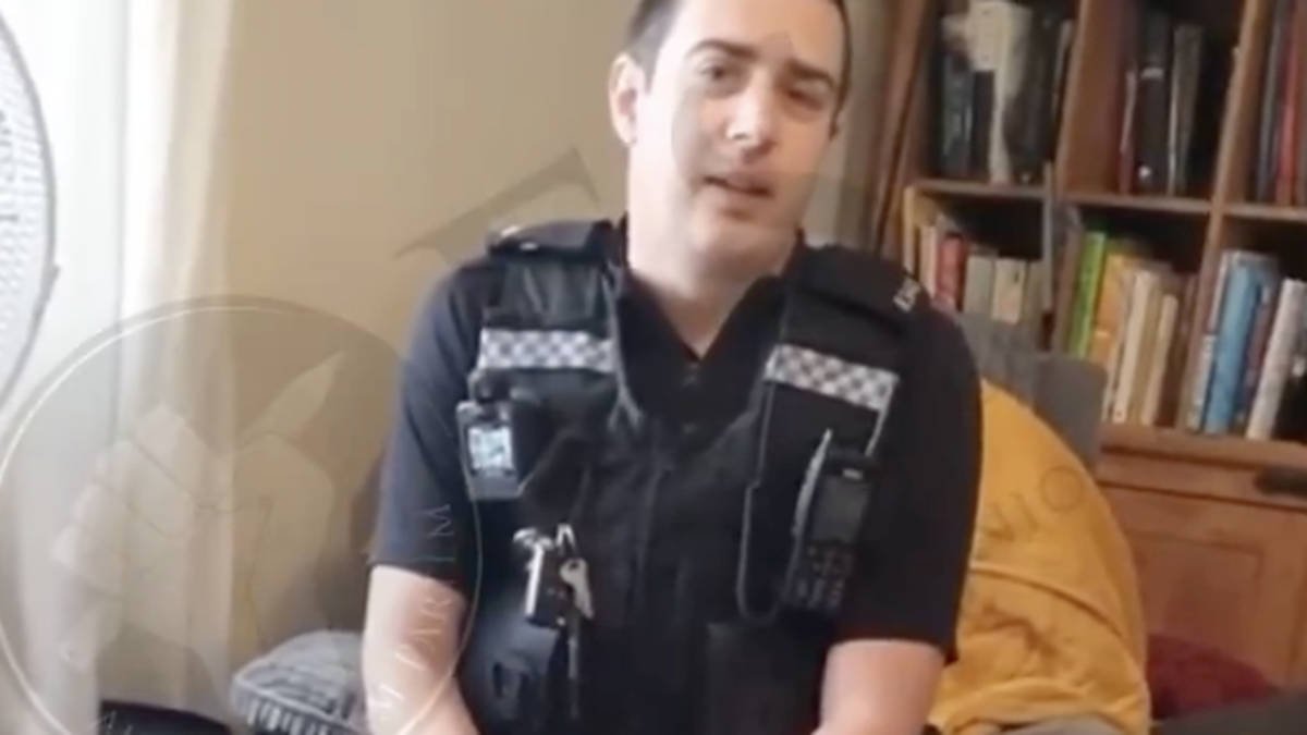 Police accused of ‘totalitarian’ attack on free speech as officer turns ...