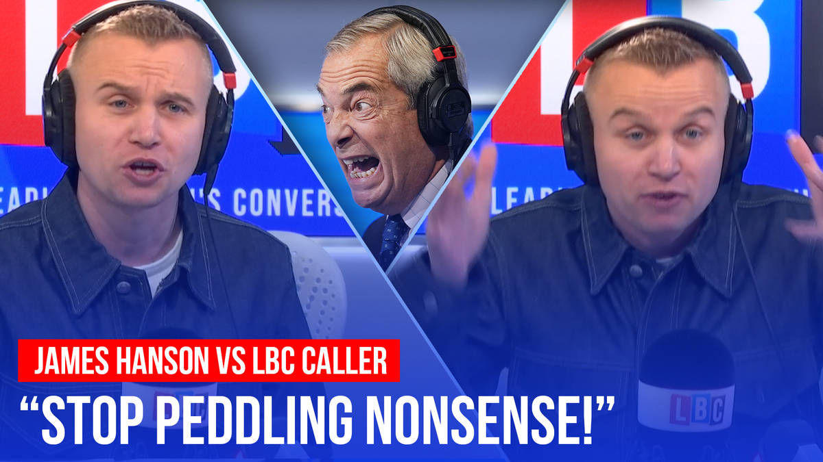 James Hanson takes on a Brexit-loving Farage fan | LBC