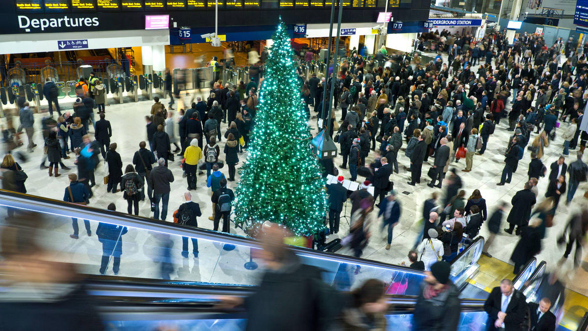 Thousands of Christmas train journeys to be disrupted by engineering work | LBC