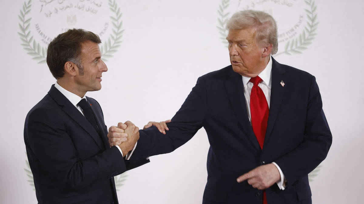 Trump tells Macron 'you will see what is about to happen' during 'death ...