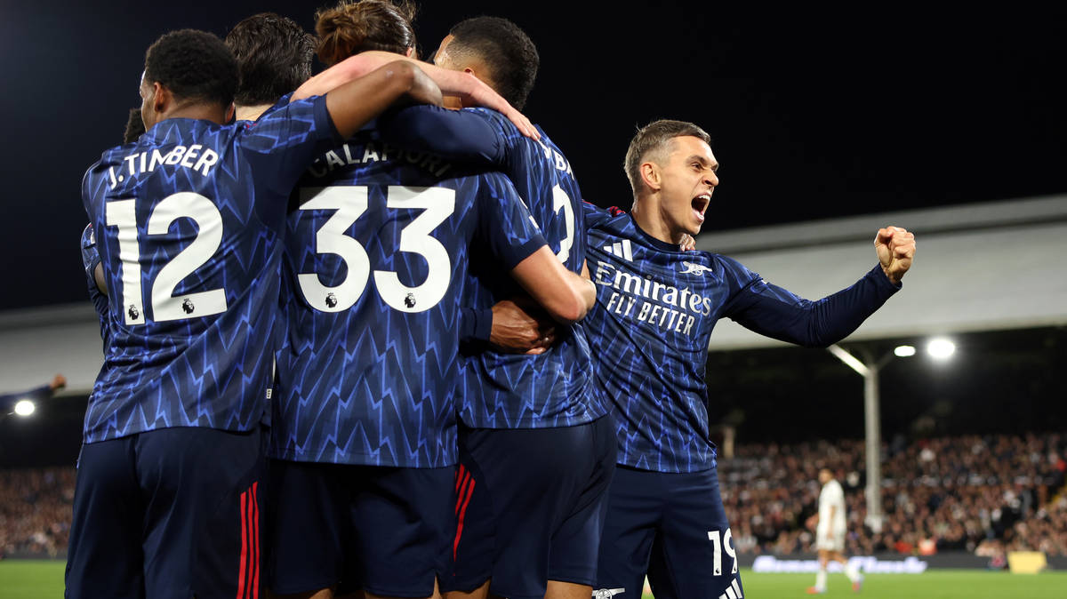 Arsenal go three points clear at top of Premier League after Trossard ...