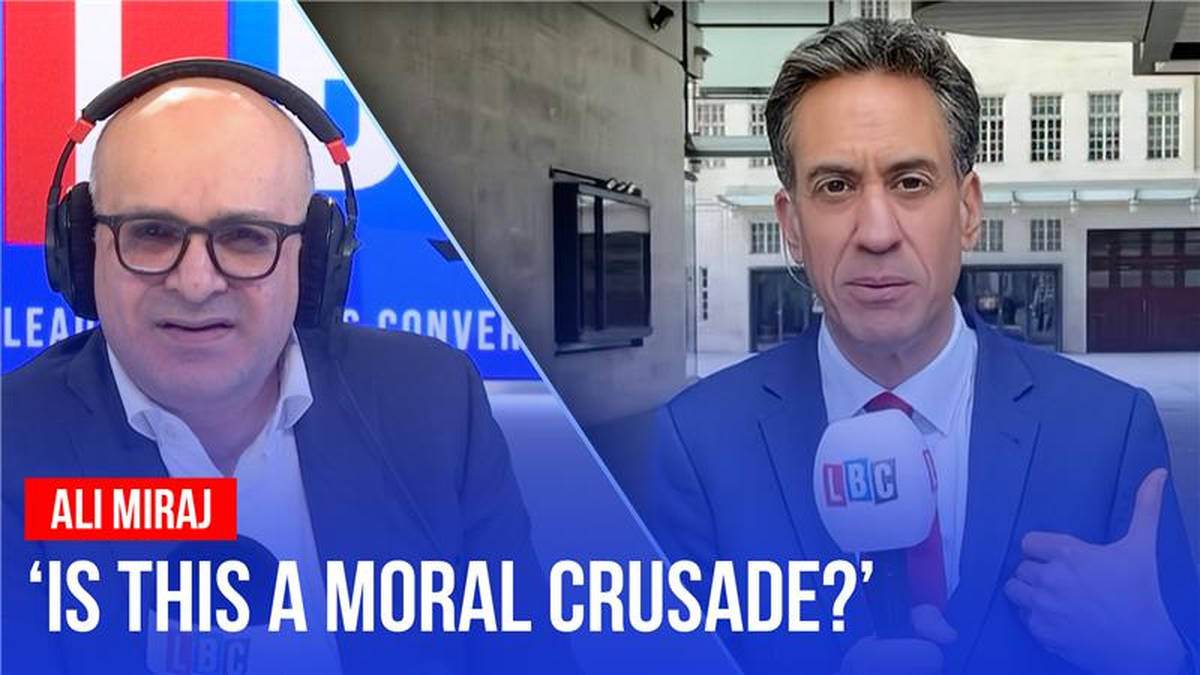 Ali Miraj disagrees with caller Tony on their reaction to Ed Miliband's ...