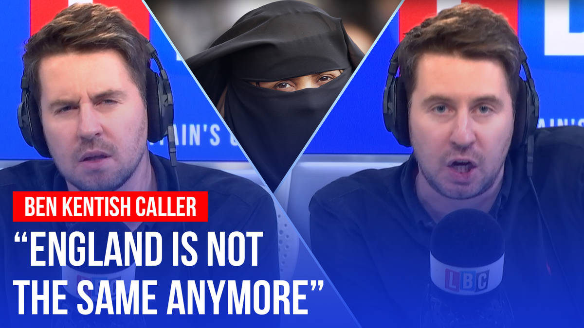 ‘Burqas are taking over!’ Ben Kentish can’t believe caller Diane’s ...