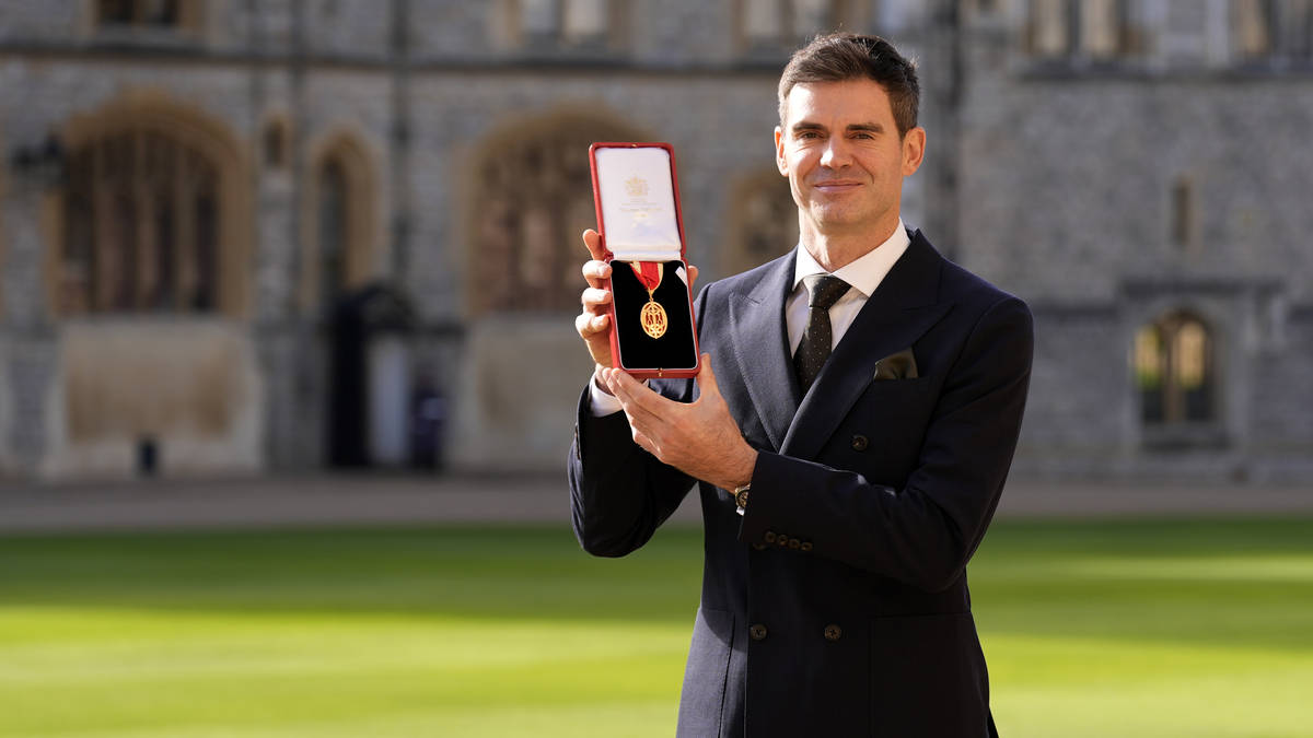 Arise Sir Jimmy Anderson: England legend knighted for service to ...