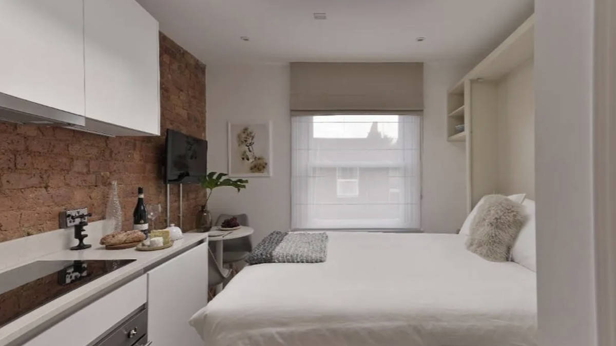 Tiny London flat hits market for £2,578 a month – and it barely fits a ...