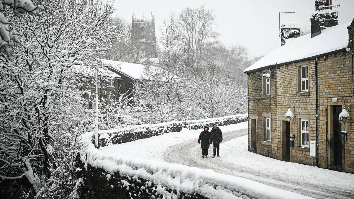 Amber cold health alert issued for parts of UK as temperatures could ...