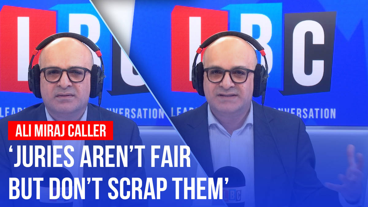 Caller Mike's view on juries baffles Ali Miraj | LBC