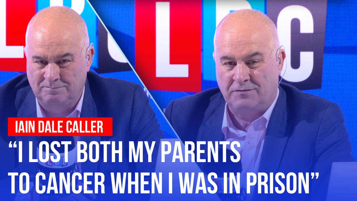 Iain Dale takes a moving call from an ex-prisoner on bereavement | LBC
