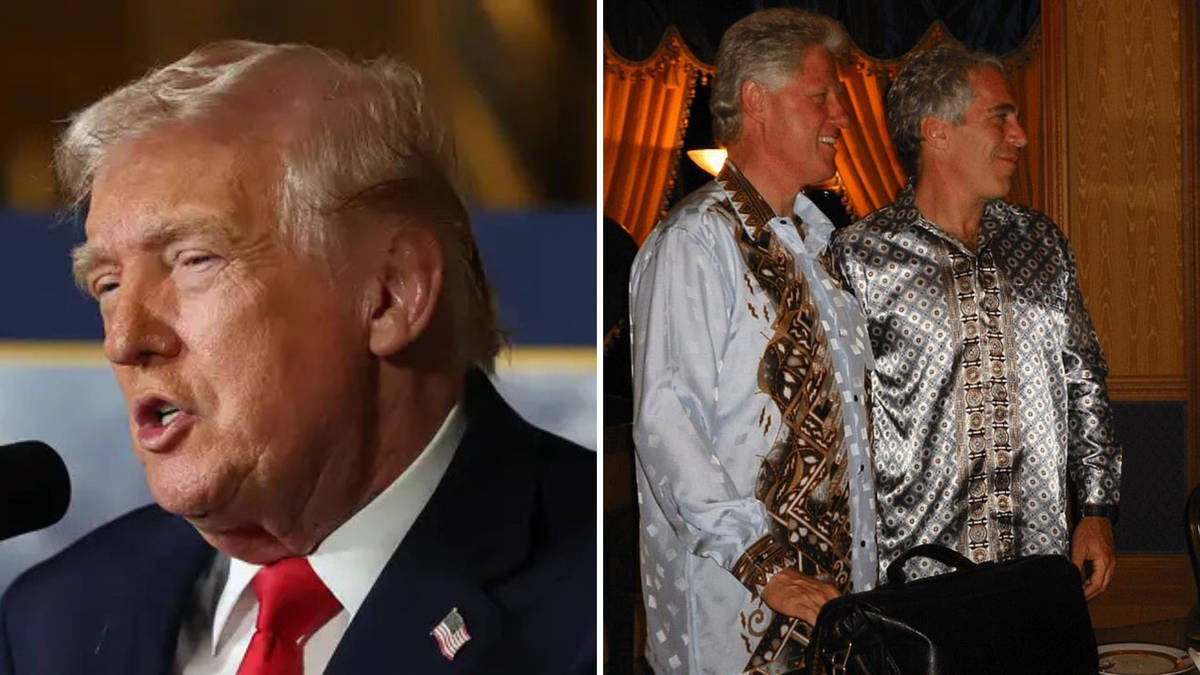 Donald Trump defends Bill Clinton as both presidents in latest Epstein ...