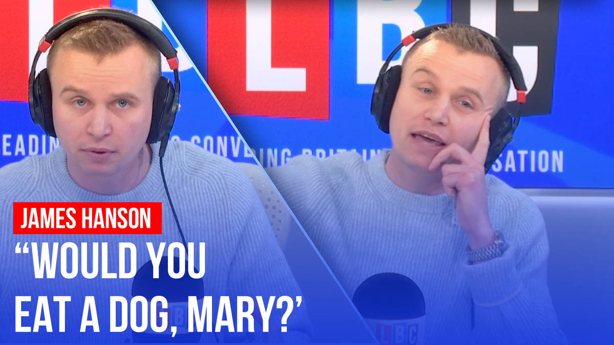 James Hanson and caller Mary discuss veganism | LBC