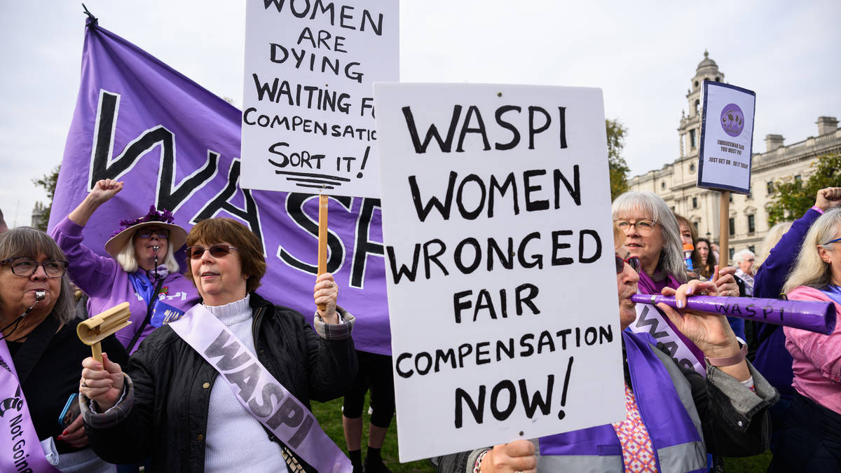 Waspi campaigners say 100 MPs back letter urging Government to ‘reach ...