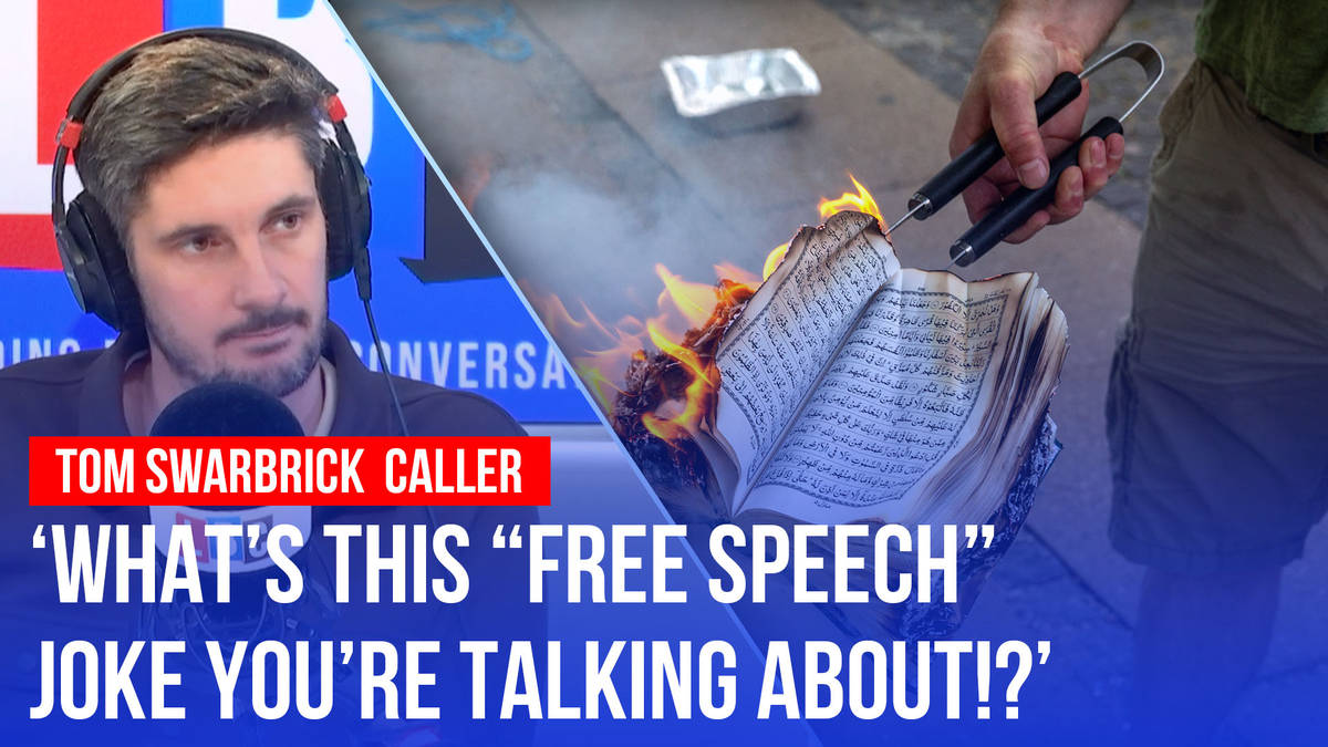 Adam debates Tom Swarbrick on the right to burn a Quran | LBC