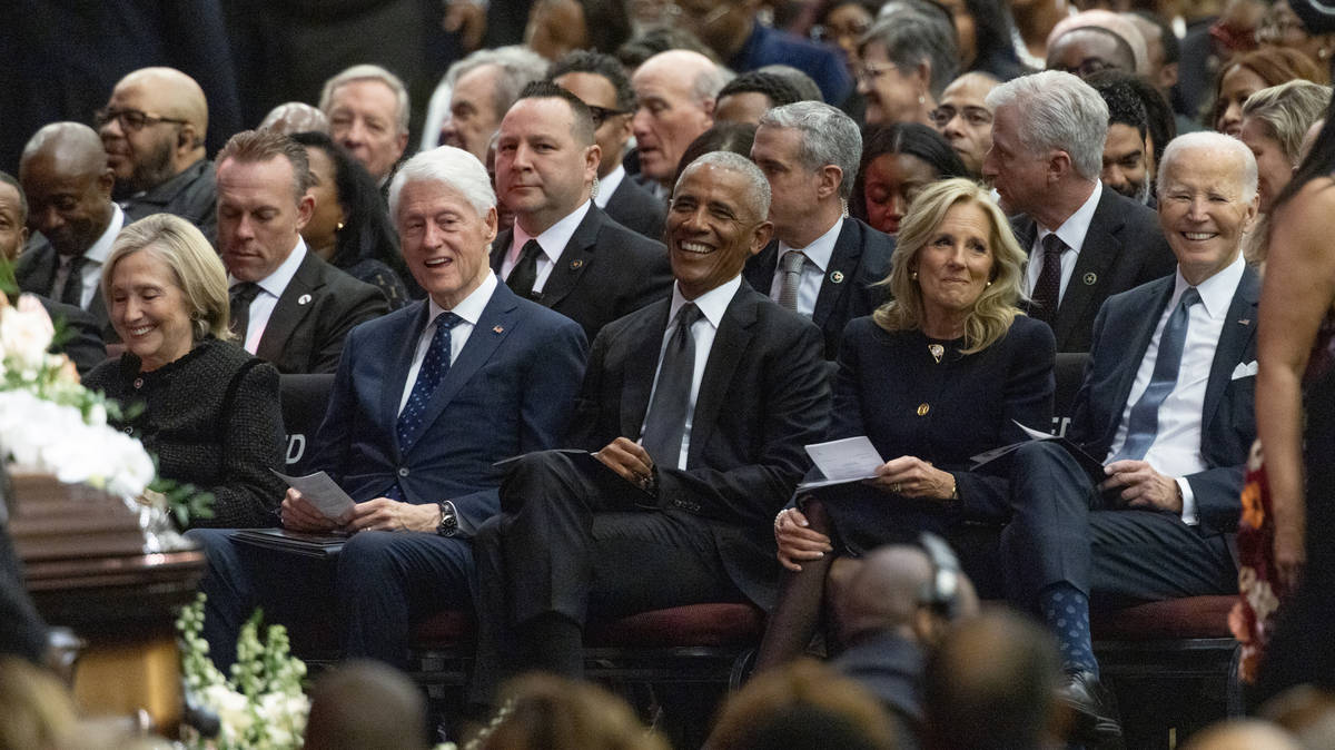 Obama, Biden and Clintons reunite in Chicago for memorial to civil ...