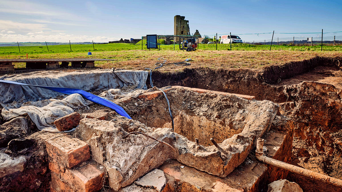 Dig at medieval castle reveals lost relic from the Cold War | LBC