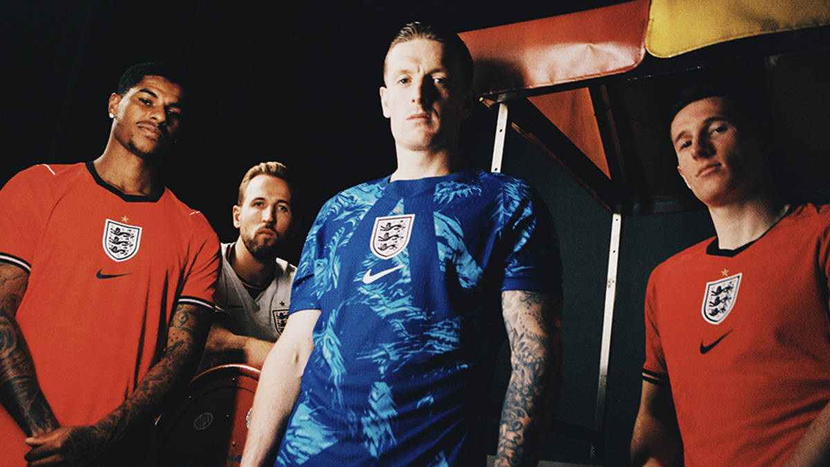 England reveal new World Cup kit as 'woke' St George’s Cross design is ...