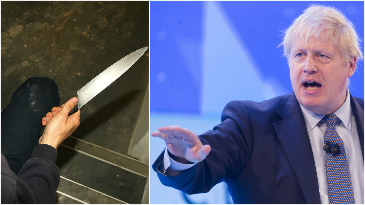 Boris Johnson pledges to 'tackle scourge of violent knife crime' | LBC