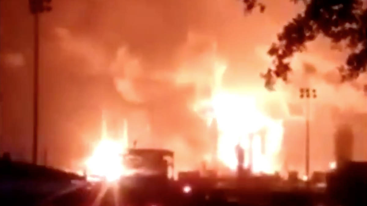 Evacuation after chemical plant explosion in Texas which 'went off like ...